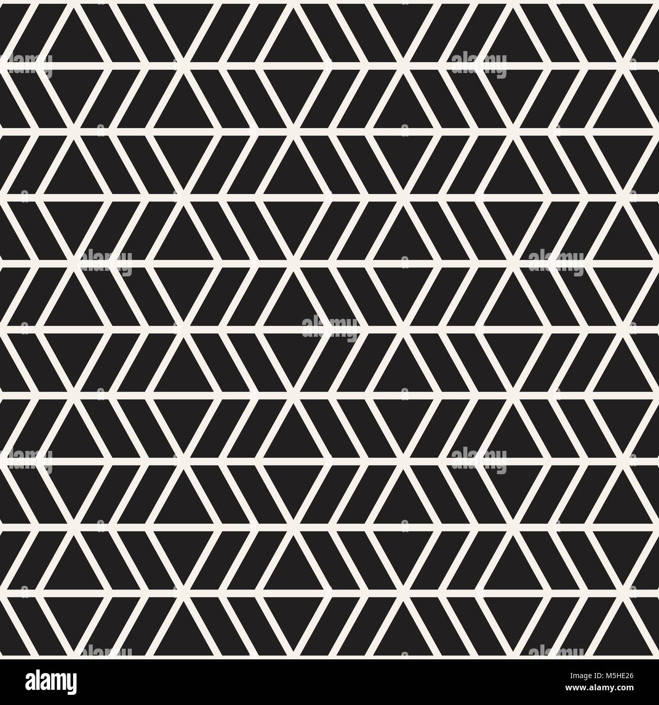 Vector seamless stripes pattern. Modern stylish texture with monochrome ...