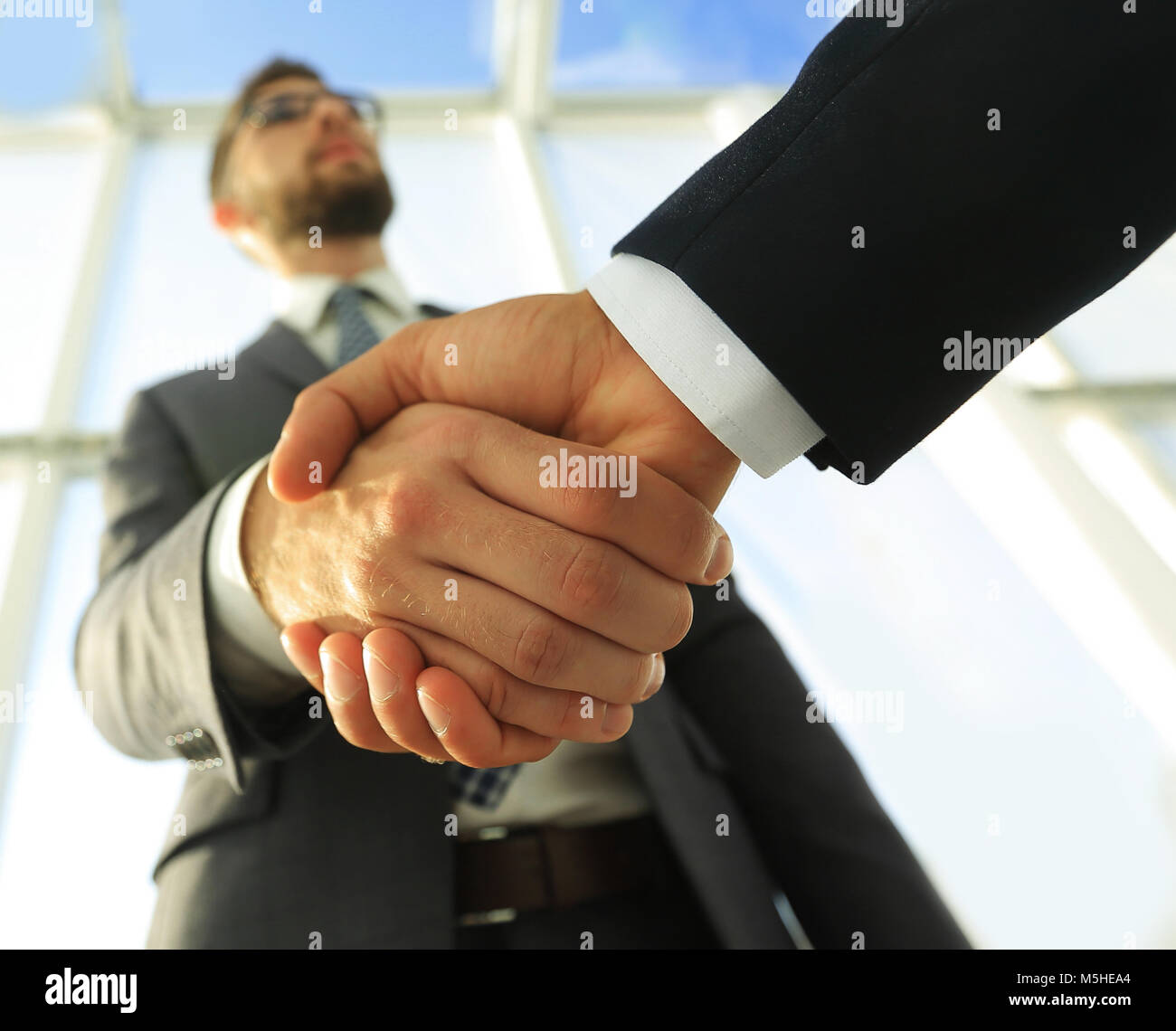 Effective negotiation with client. Business concept photo Stock Photo ...