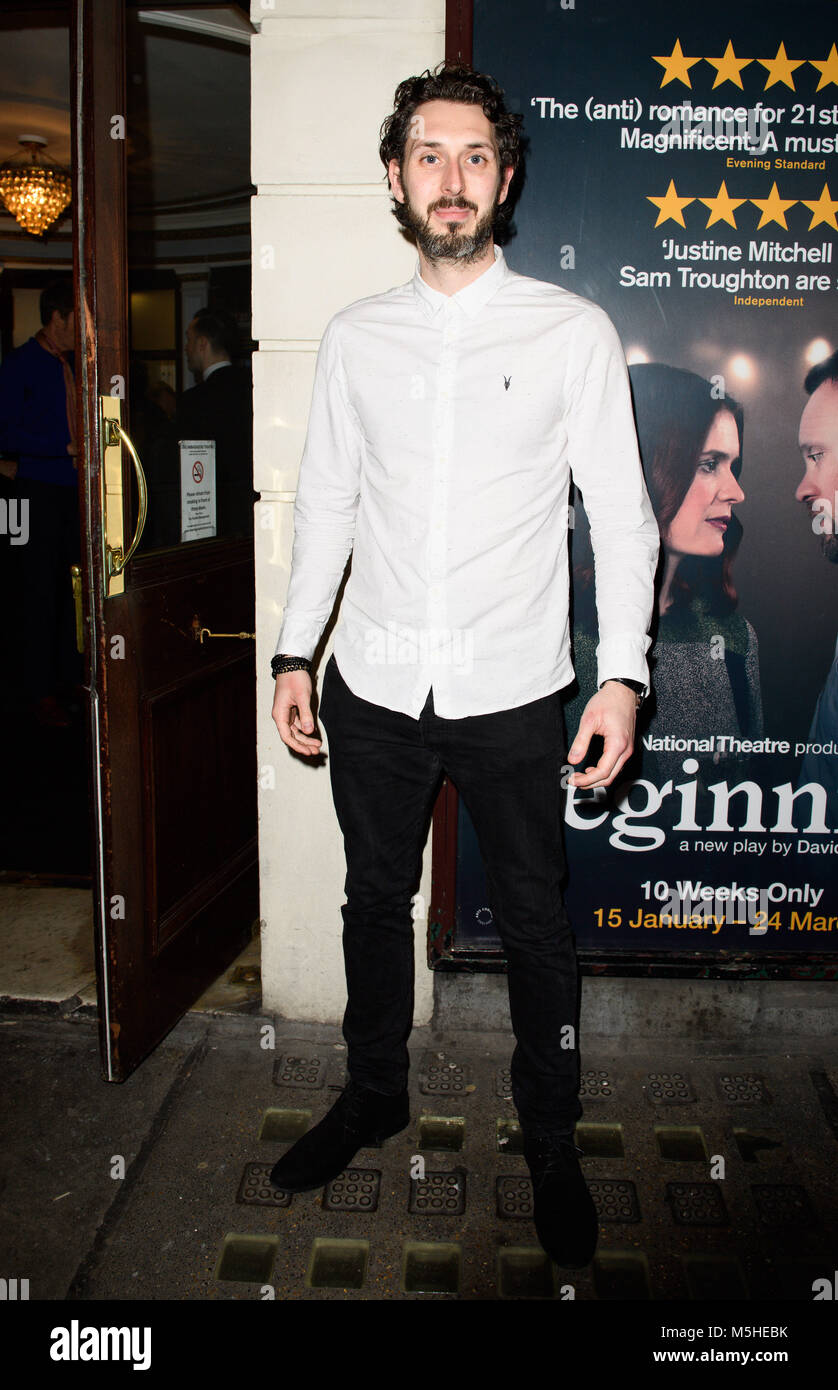 'Beginning' Press Night at the Ambassadors Theatre Featuring: Blake ...