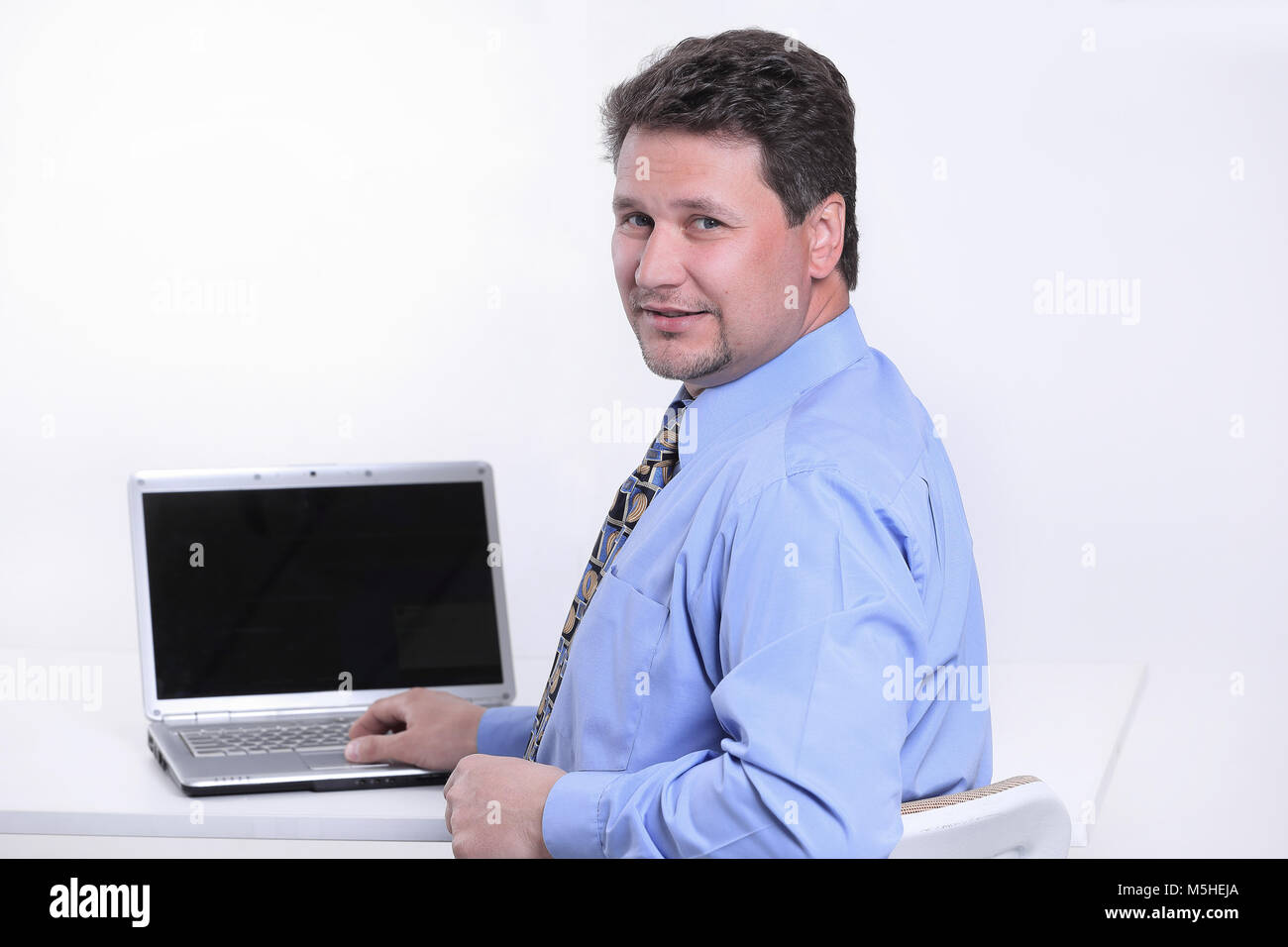 business men working on laptop Stock Photo - Alamy