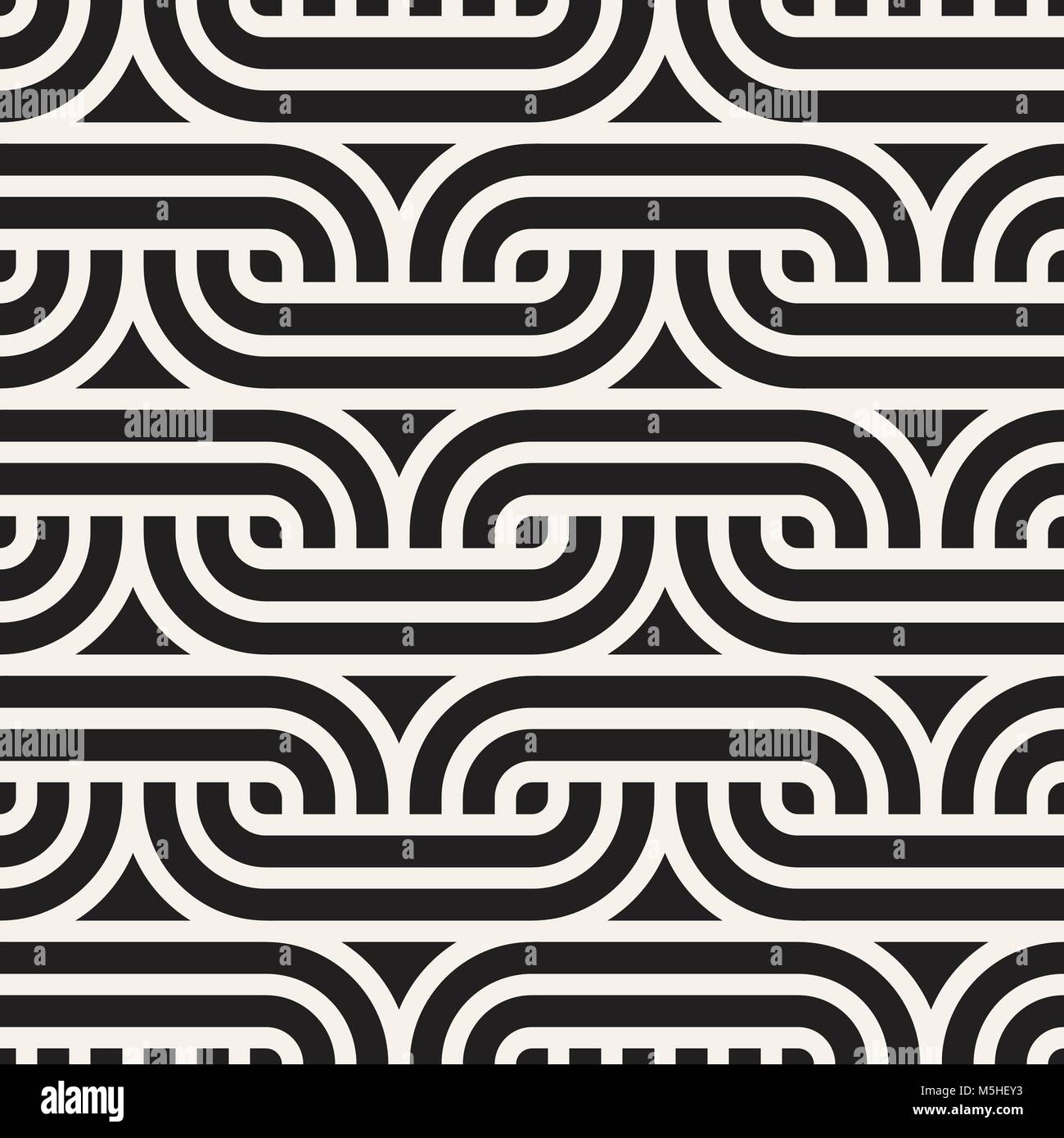 Vector seamless lattice pattern. Modern stylish texture with monochrome ...
