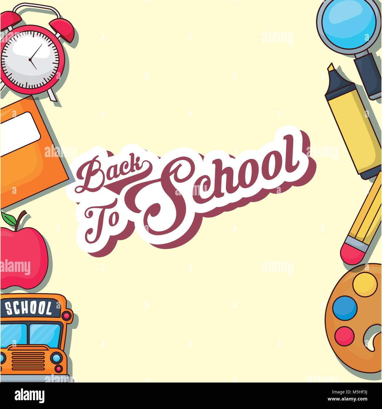 Back to school design Stock Vector Image & Art - Alamy