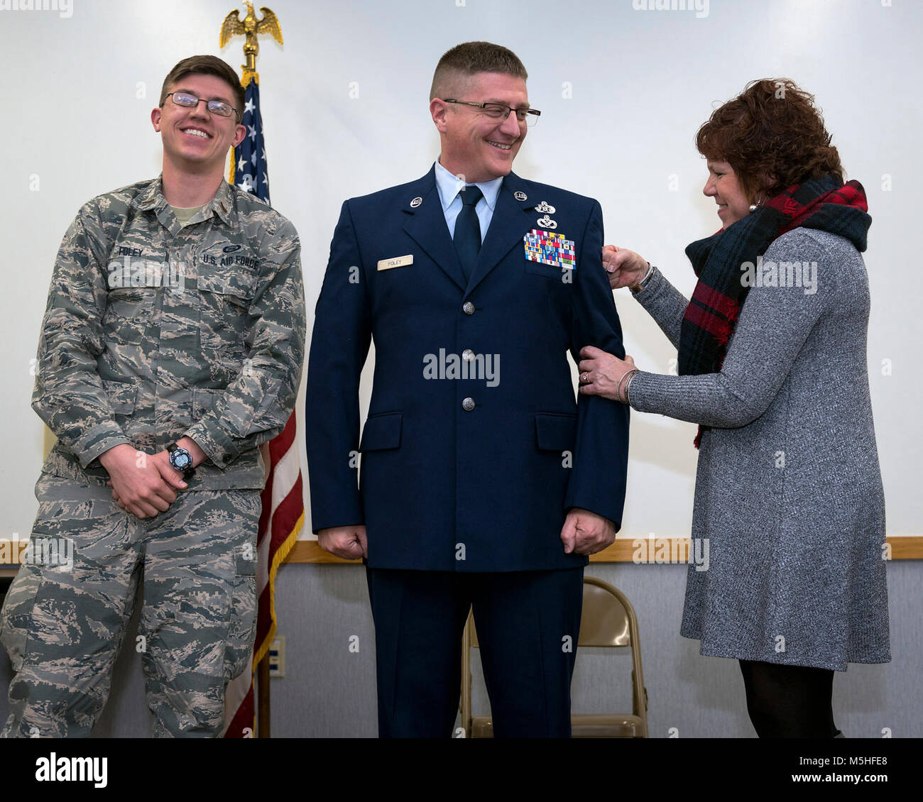 Chief master sergeant promotion hi-res stock photography and images - Alamy