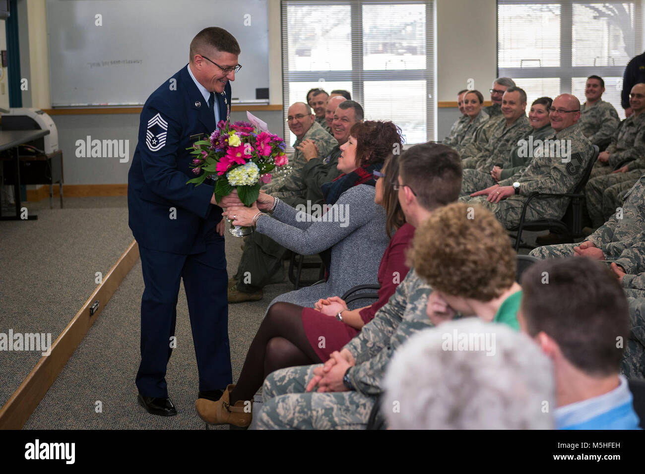 U.S. Air Force Chief Master Sgt. Timothy Foley, an emergency management ...
