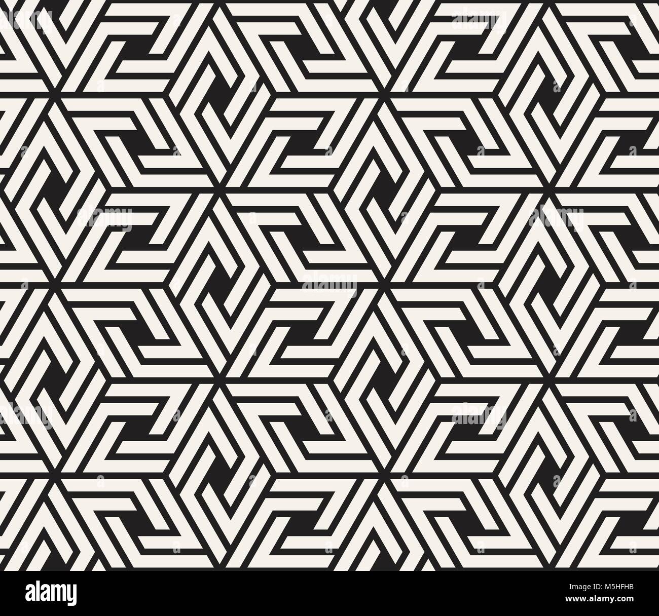 Vector seamless pattern. Modern stylish abstract texture. Repeating geometric tiles Stock Vector ...