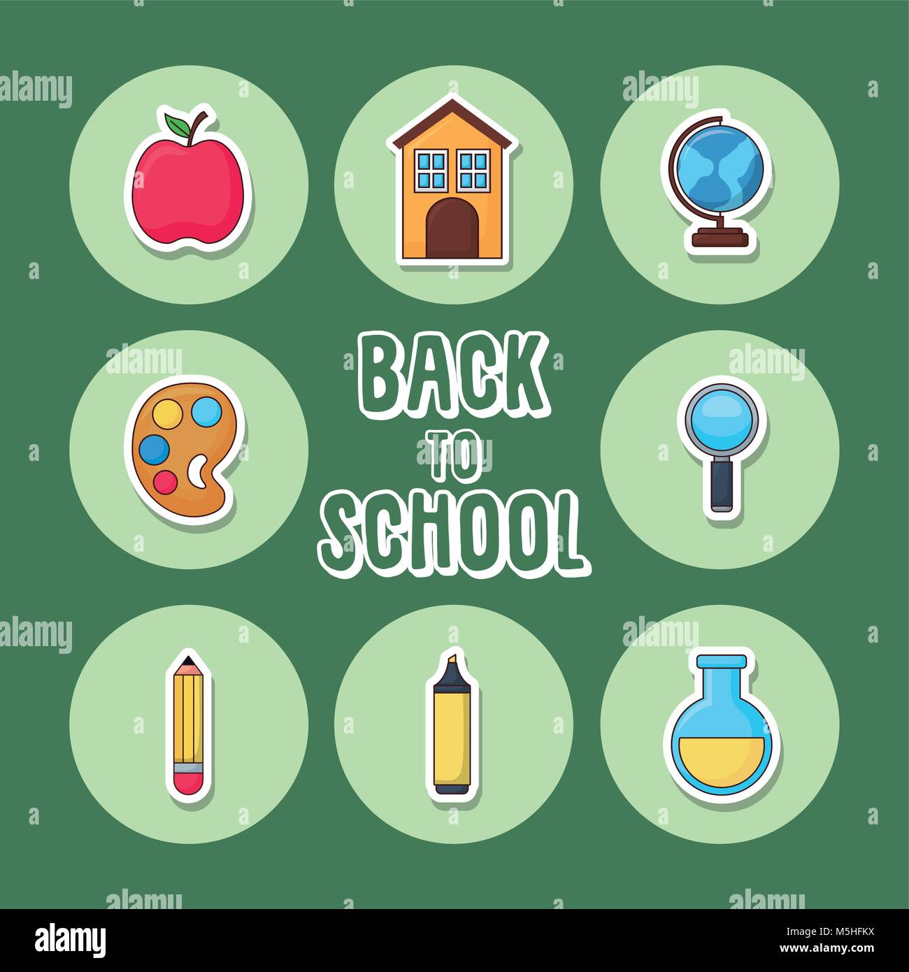 Back to school design Stock Vector Image & Art - Alamy