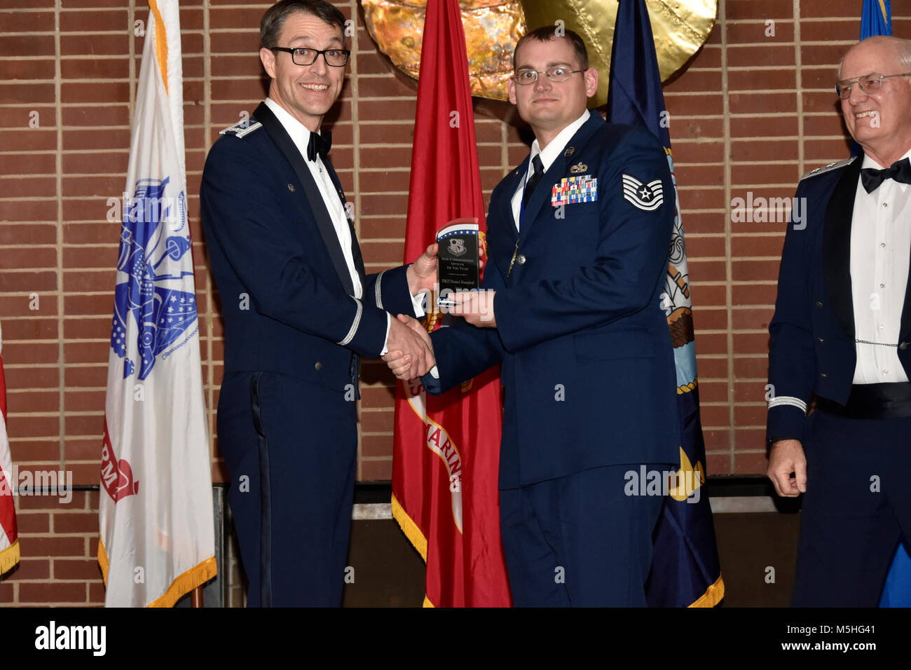 Col. Scott Cain, Arnold Engineering Development Complex commander, left ...