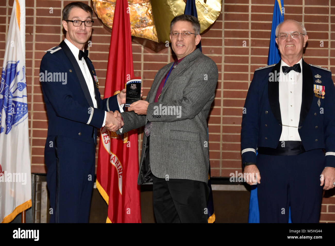 Col. Scott Cain, Arnold Engineering Development Complex commander, left ...