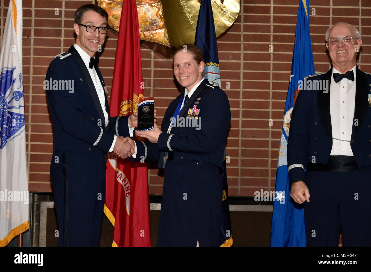 Col. Scott Cain, Arnold Engineering Development Complex commander, left ...