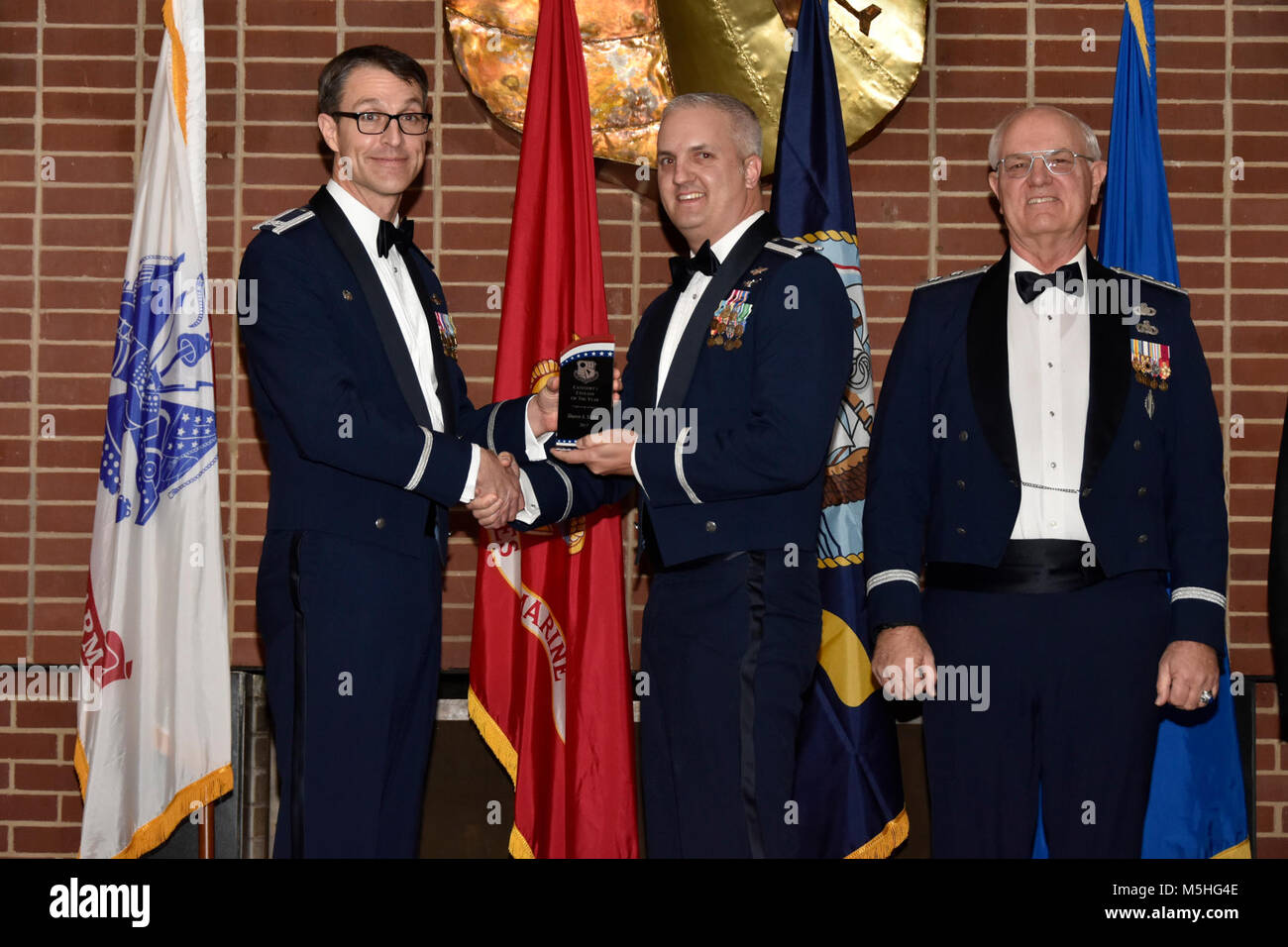Col. Scott Cain, Arnold Engineering Development Complex commander, left ...