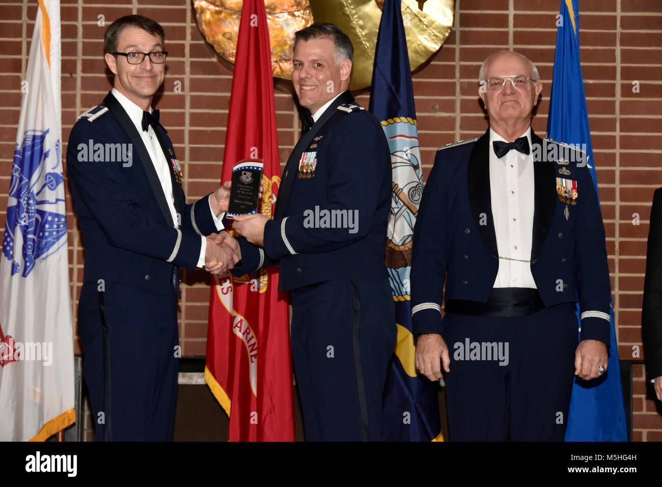 Col. Scott Cain, Arnold Engineering Development Complex commander, left ...