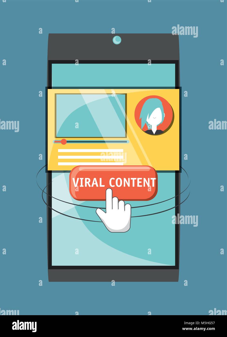 viral content design Stock Vector Image & Art - Alamy