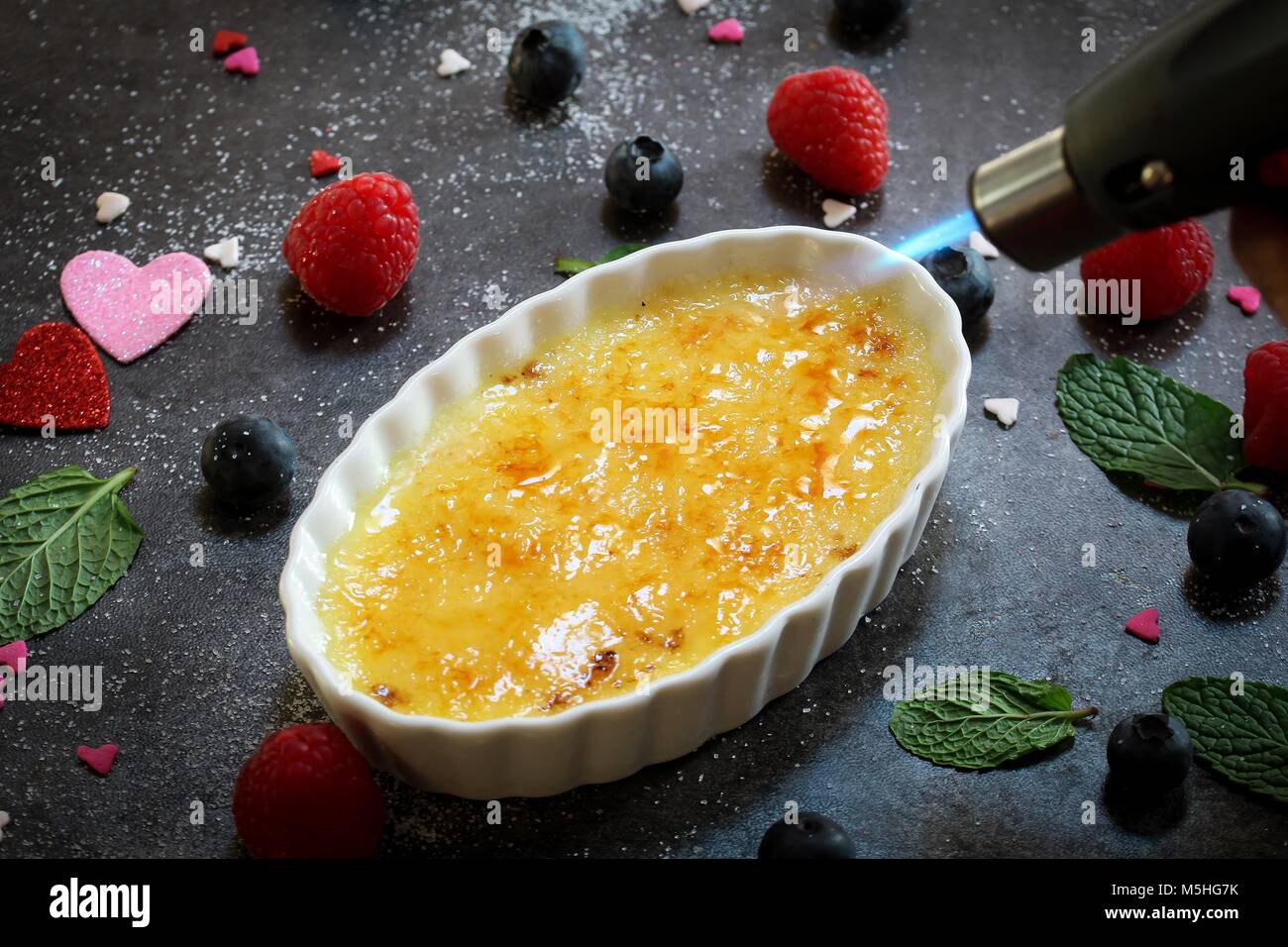 Creme brulee torch hi-res stock photography and images - Alamy