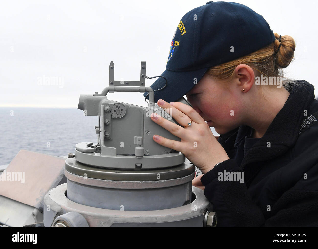 PACIFIC OCEAN (Feb. 9, 2018) Ensign Deborah Mullen, from Mount Airy, Md ...