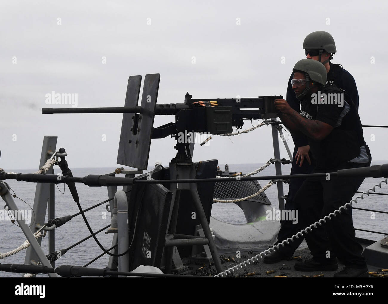 PACIFIC OCEAN (Feb. 10, 2018) Chief Gunner’s Mate Stephen Sullivan ...