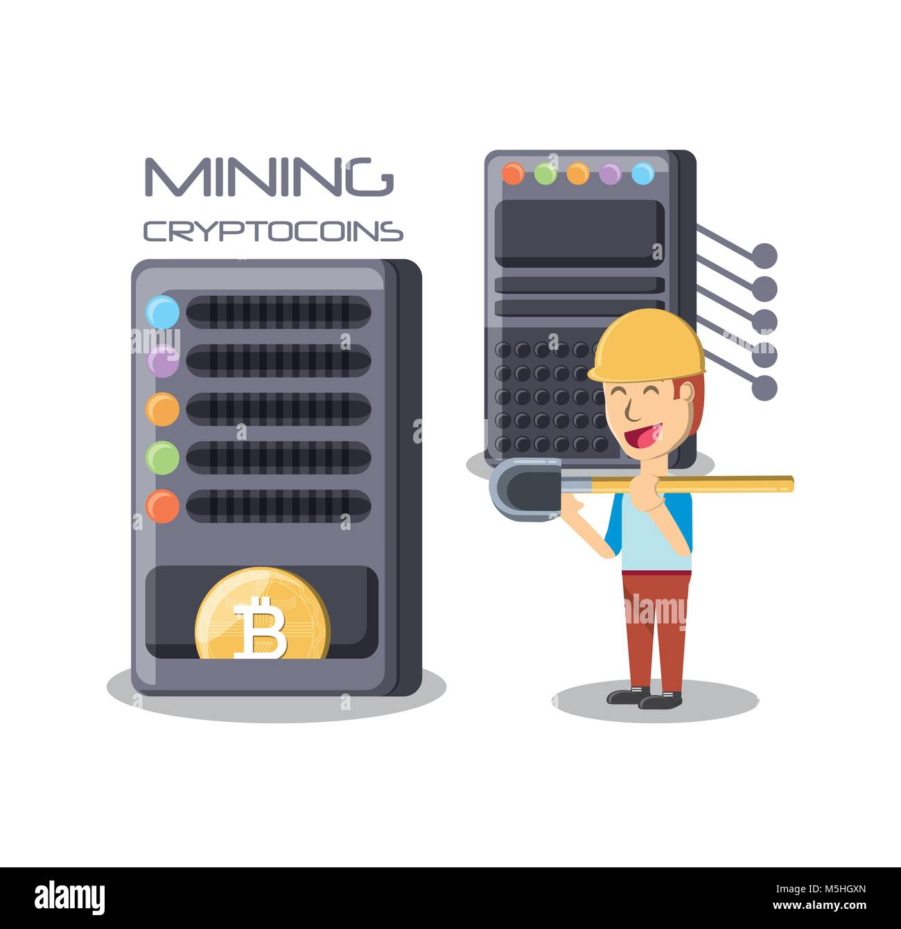 Gold mining community Stock Vector Images - Alamy