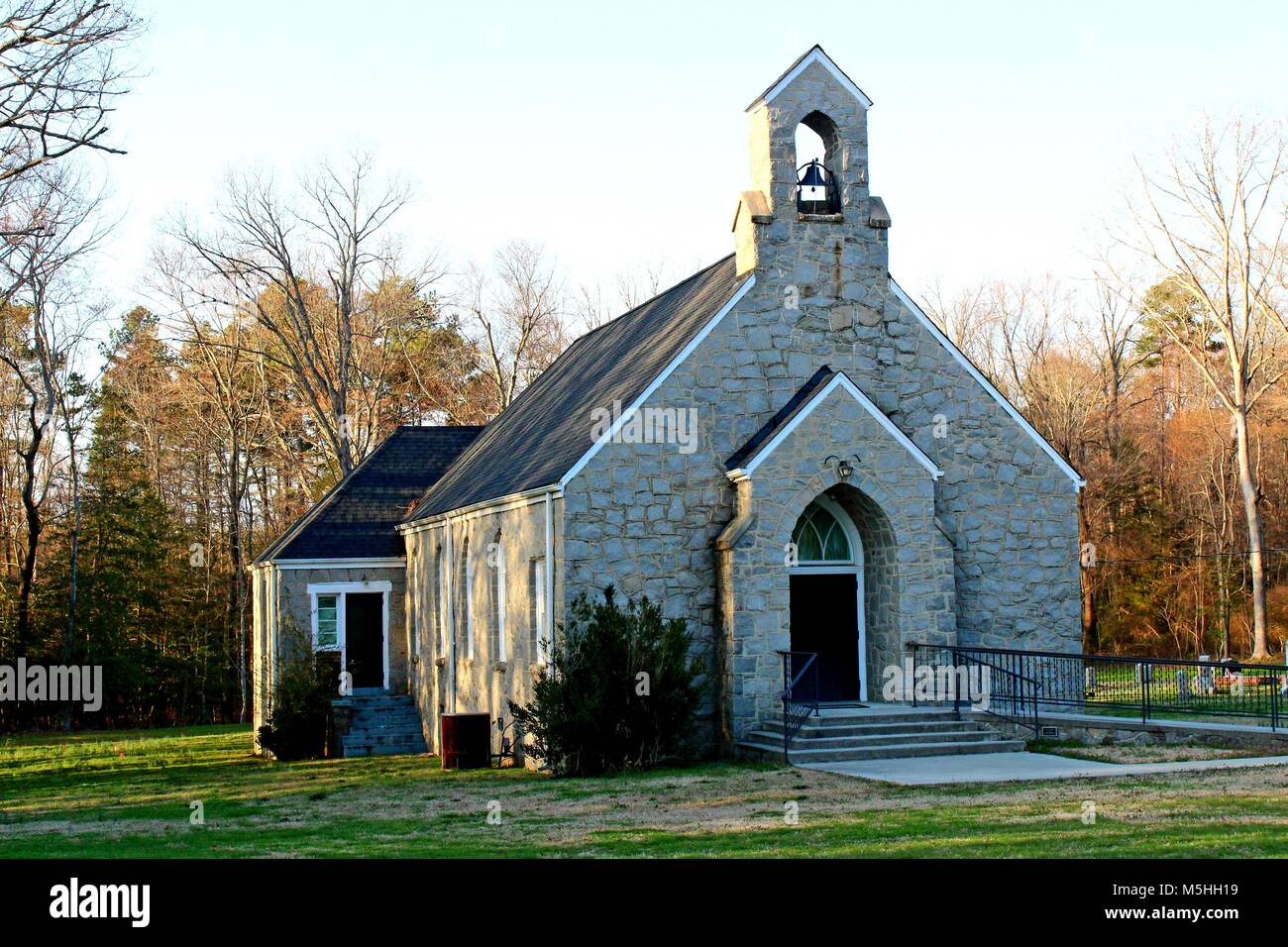 Old Stone Church Stock Photo - Alamy