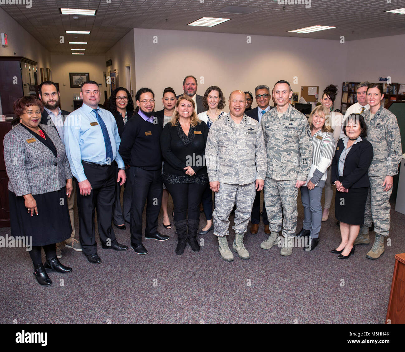 U.S. Air Force Lt. Gen. GI Tuck, 18th Air Force commander, and Chief ...
