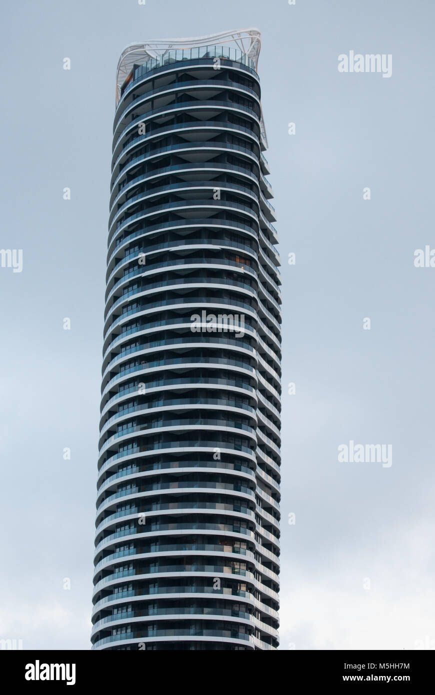 Broadbeach Apartment Building And Accommodation Stock Photo - Alamy