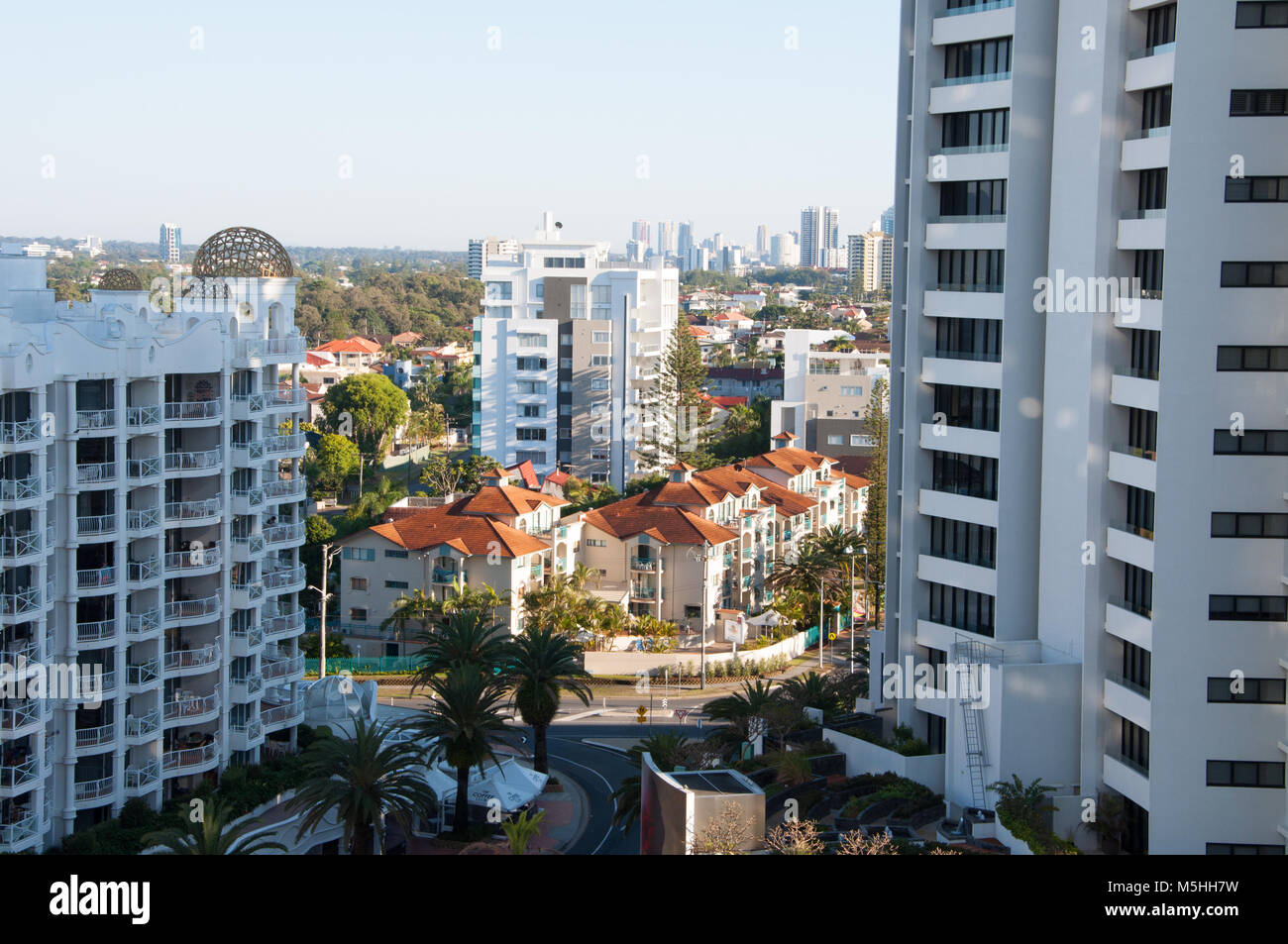 Broadbeach Apartment Buildings Stock Photo - Alamy