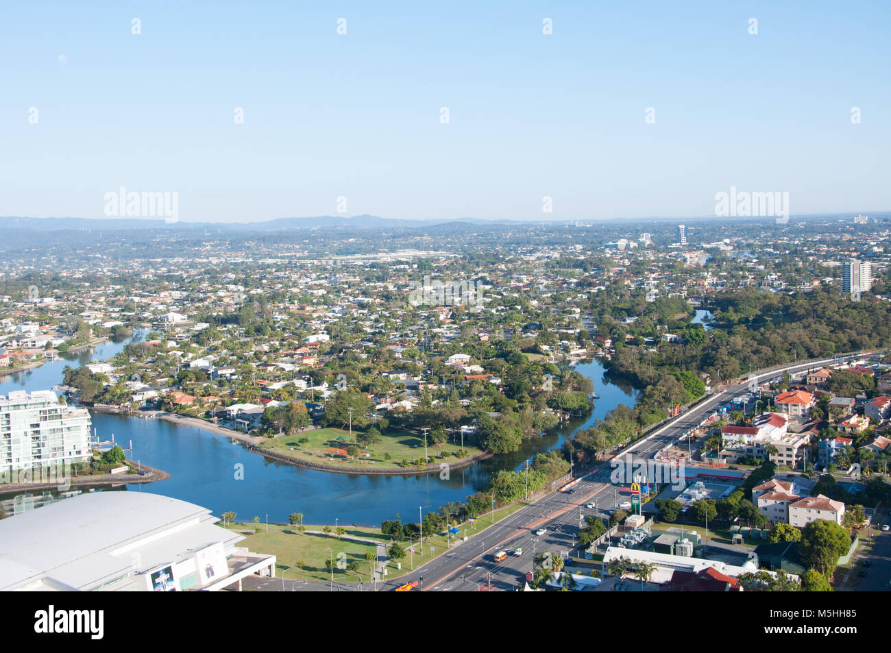 Broadbeach Landscape On The Gold Coast Stock Photo - Alamy