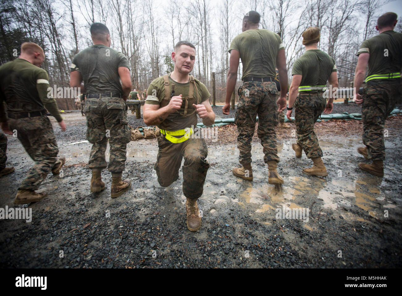 U.S. Marines participate in Force Fitness Instructor (FFI) Course ...
