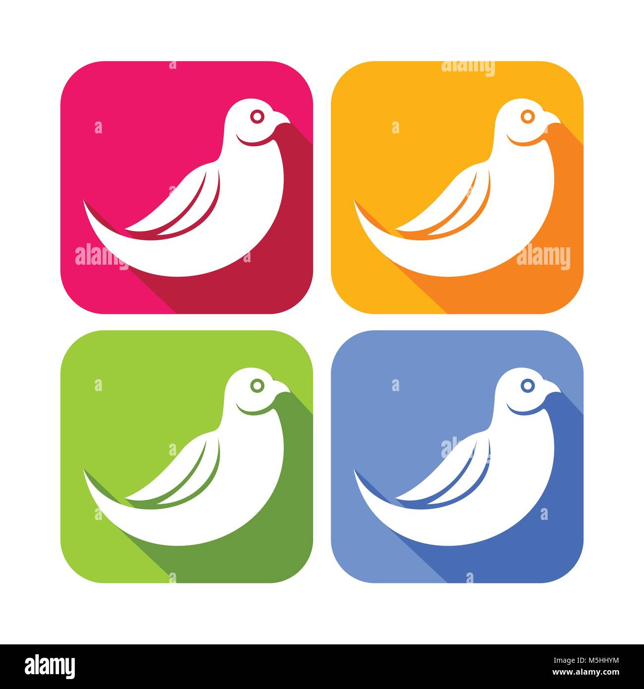 Square bird image hi-res stock photography and images - Alamy