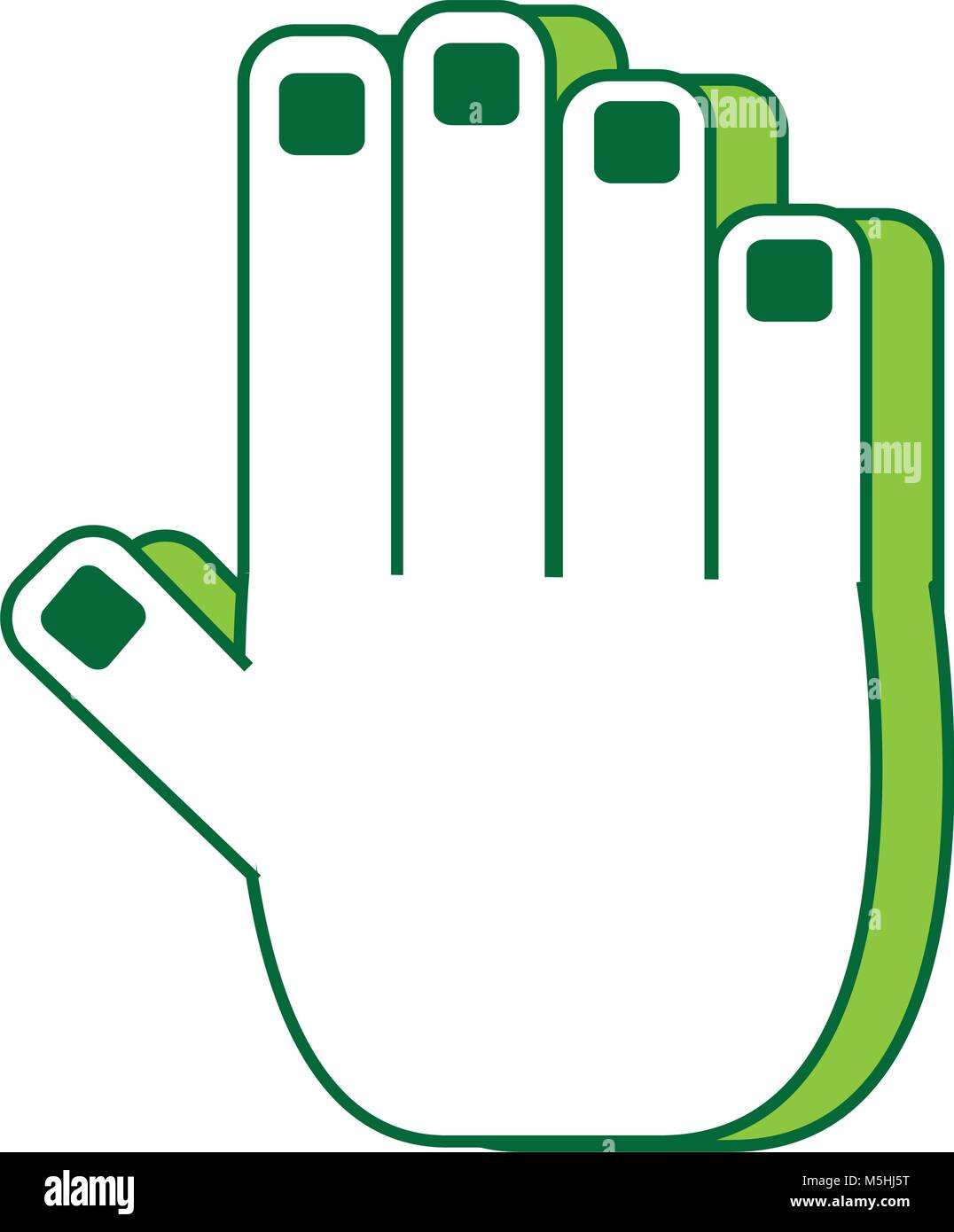 open hand icon Stock Vector Image & Art - Alamy