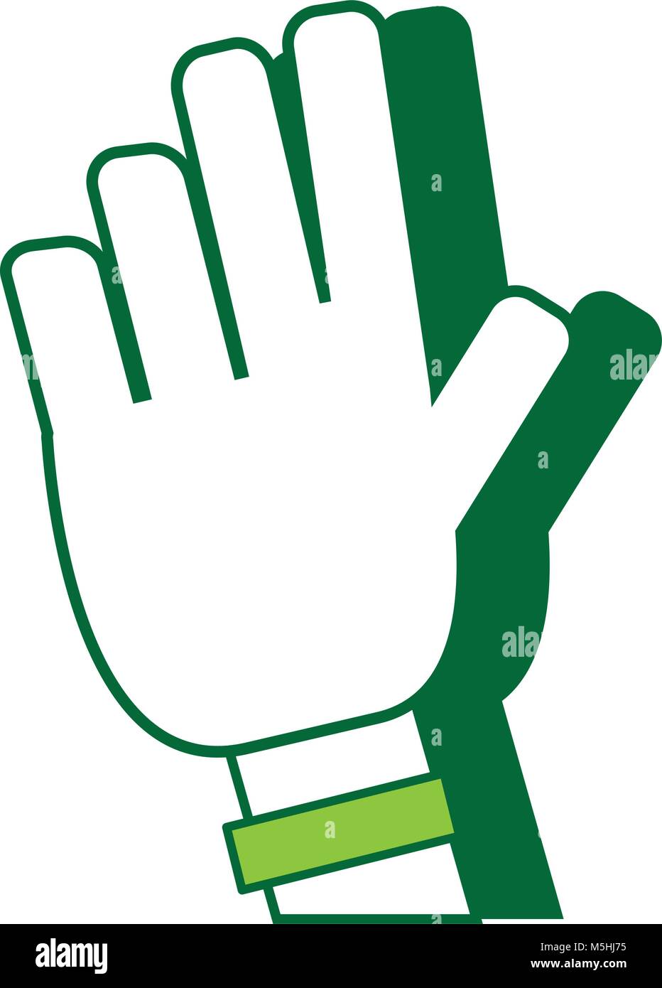 open hand icon Stock Vector Image & Art - Alamy