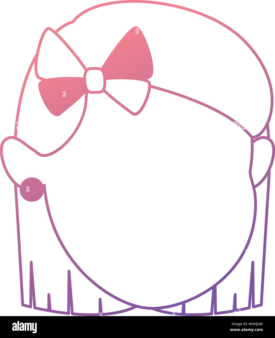 cute and little girl head vector illustration design Stock Vector Image ...