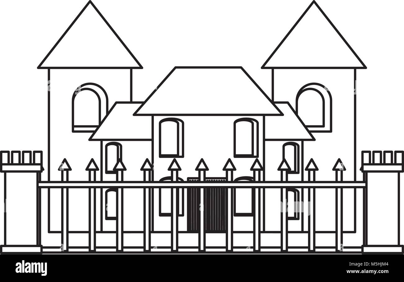 Modern castle icon image Stock Vector Image & Art - Alamy