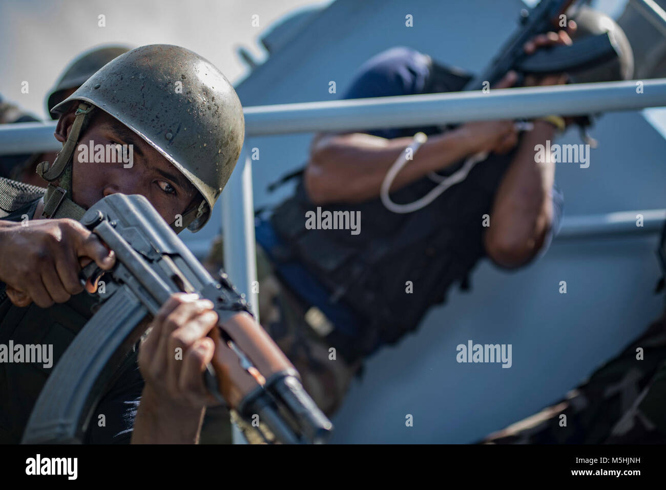 VICTORIA, Seychelles (Feb. 3, 2018) Madagascar coast guard ...