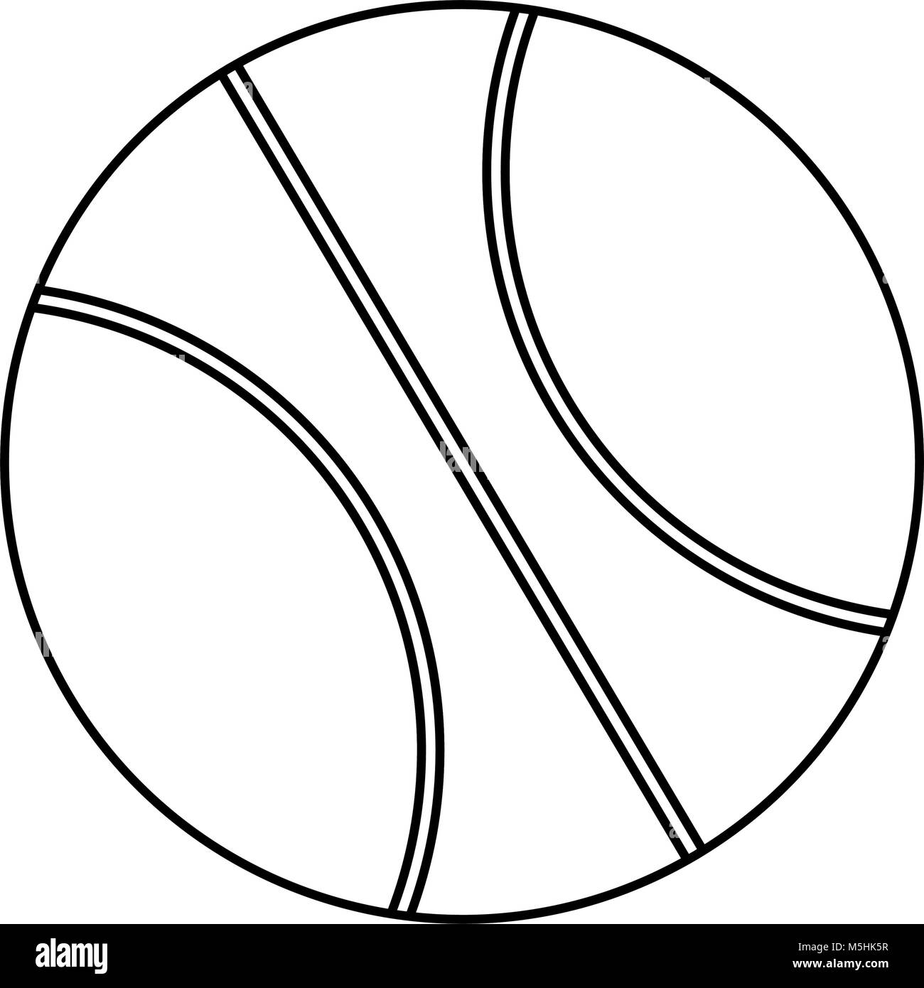 basketball balloon sport icon vector illustration design Stock Vector ...