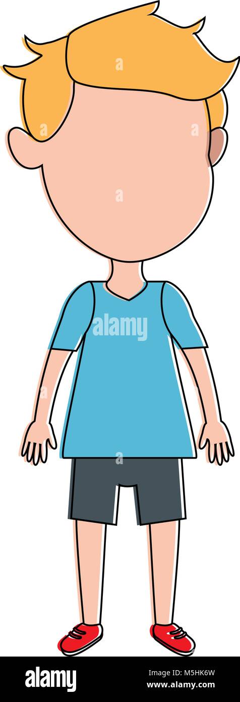 cute and little boy vector illustration design Stock Vector Image & Art ...