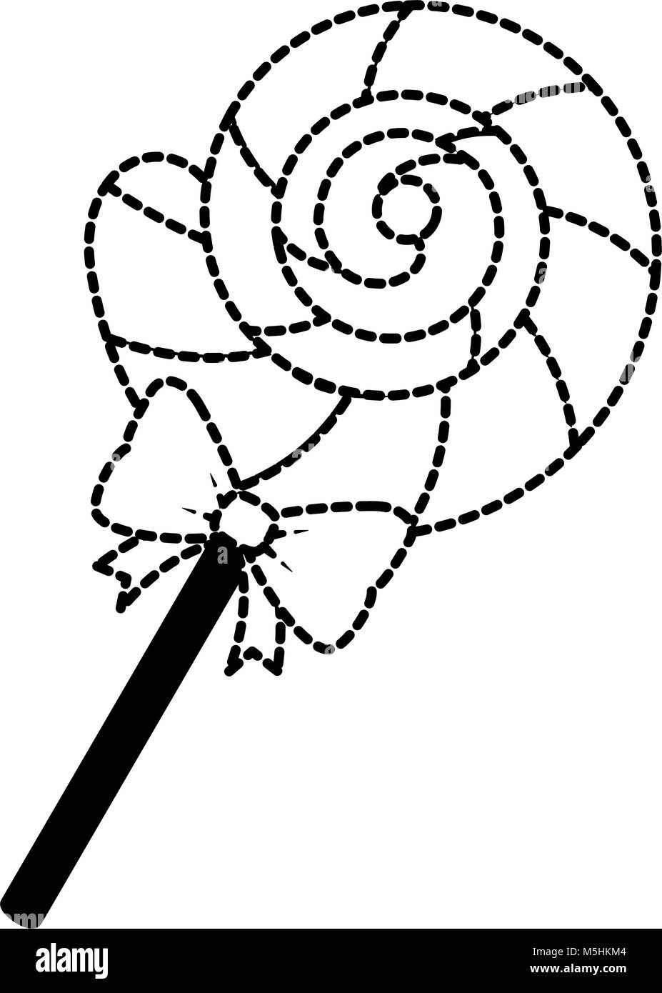 Candy lolipop vector vectors Black and White Stock Photos & Images - Alamy
