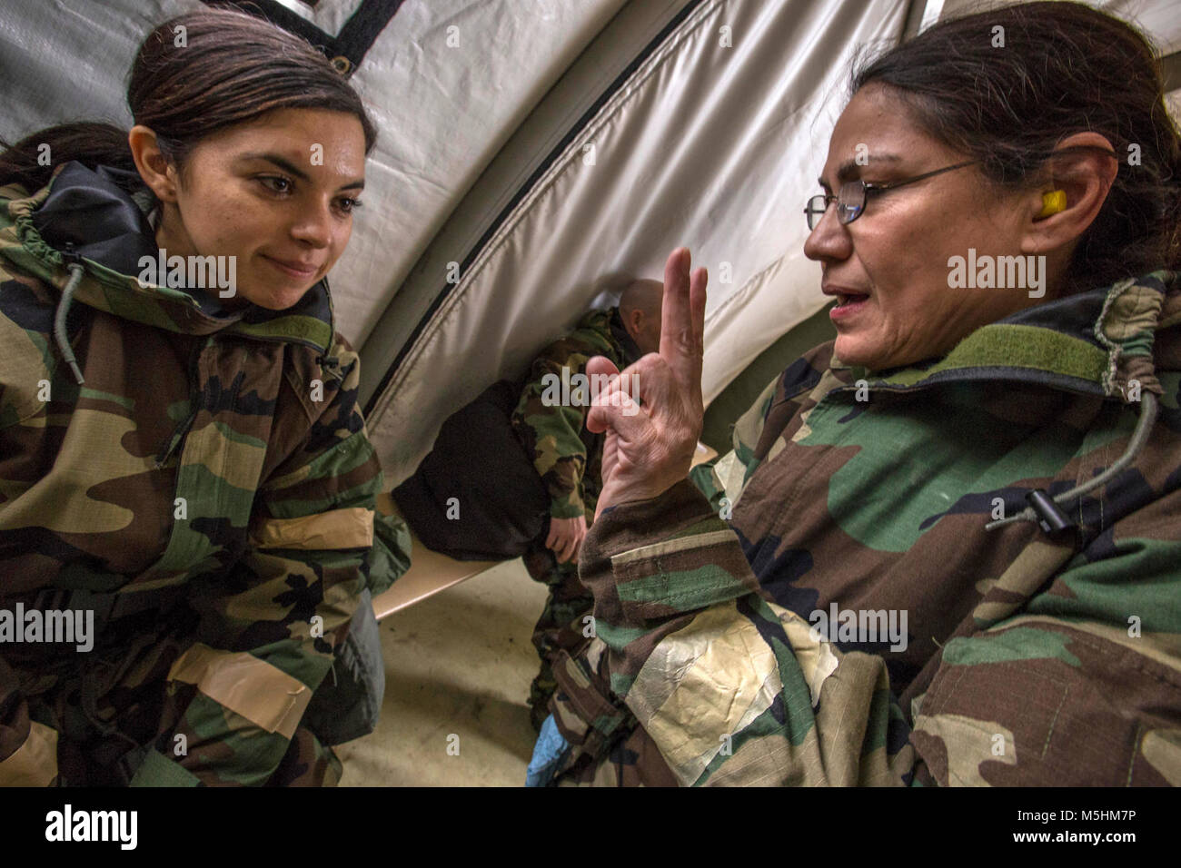 U.S. Air Force Maj. Rachel S. Hutchins, a flight nurse with the 514th ...