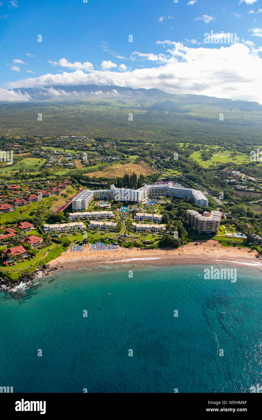 Wailea aerial hi-res stock photography and images - Alamy