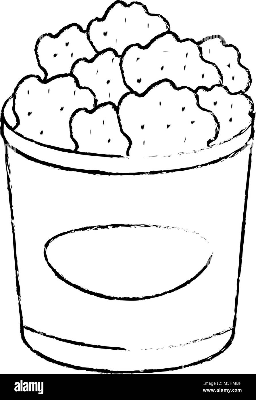 Bowl chicken Black and White Stock Photos & Images - Alamy