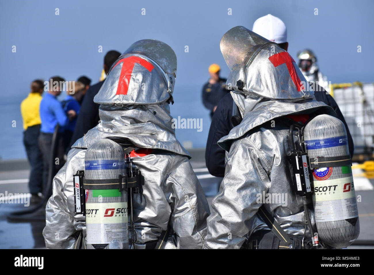 U.S. 5TH FLEET AREA OF OPERATIONS (Feb. 10, 2018) Member of USS Lewis B ...