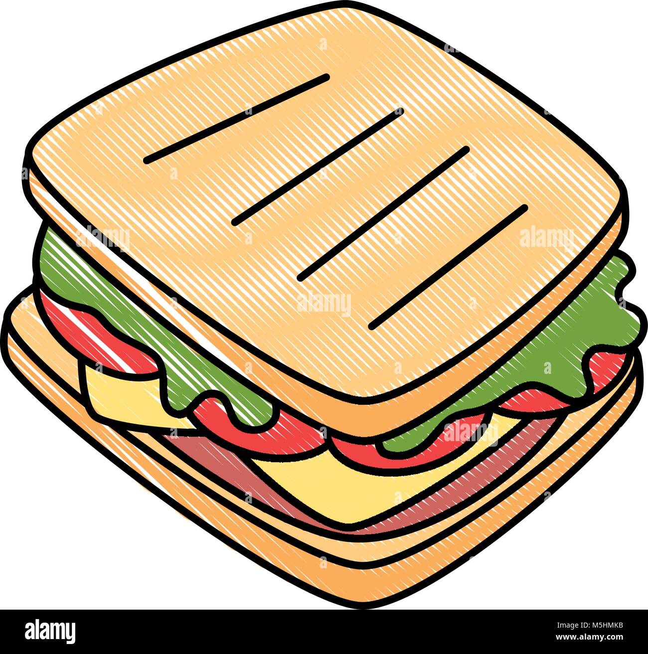 Sandwish Stock Vector Images - Alamy