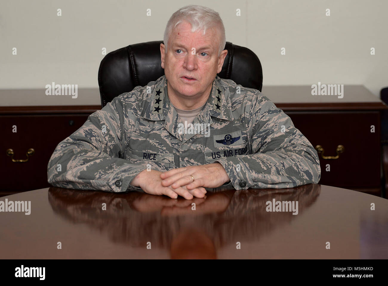 U.S. Air Force Lt. Gen. L. Scott Rice, director of the Air National ...