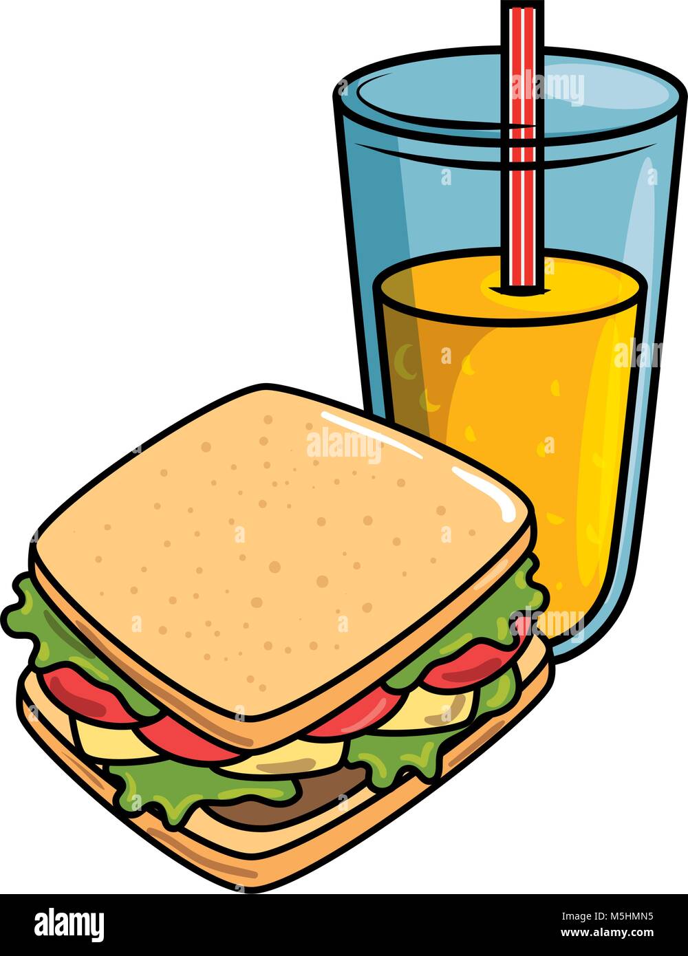 Sandwish Stock Vector Images - Alamy