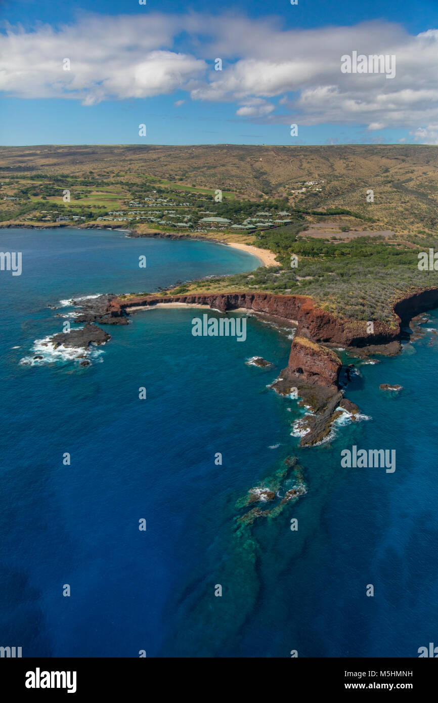 Hulupoe, Manele Bay, Island of Lanai, Hawaii Stock Photo - Alamy