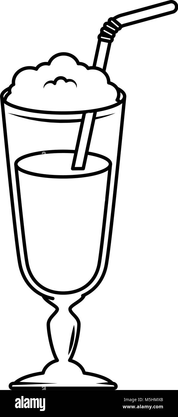 Frozen fruit dessert fresh Black and White Stock Photos & Images - Alamy