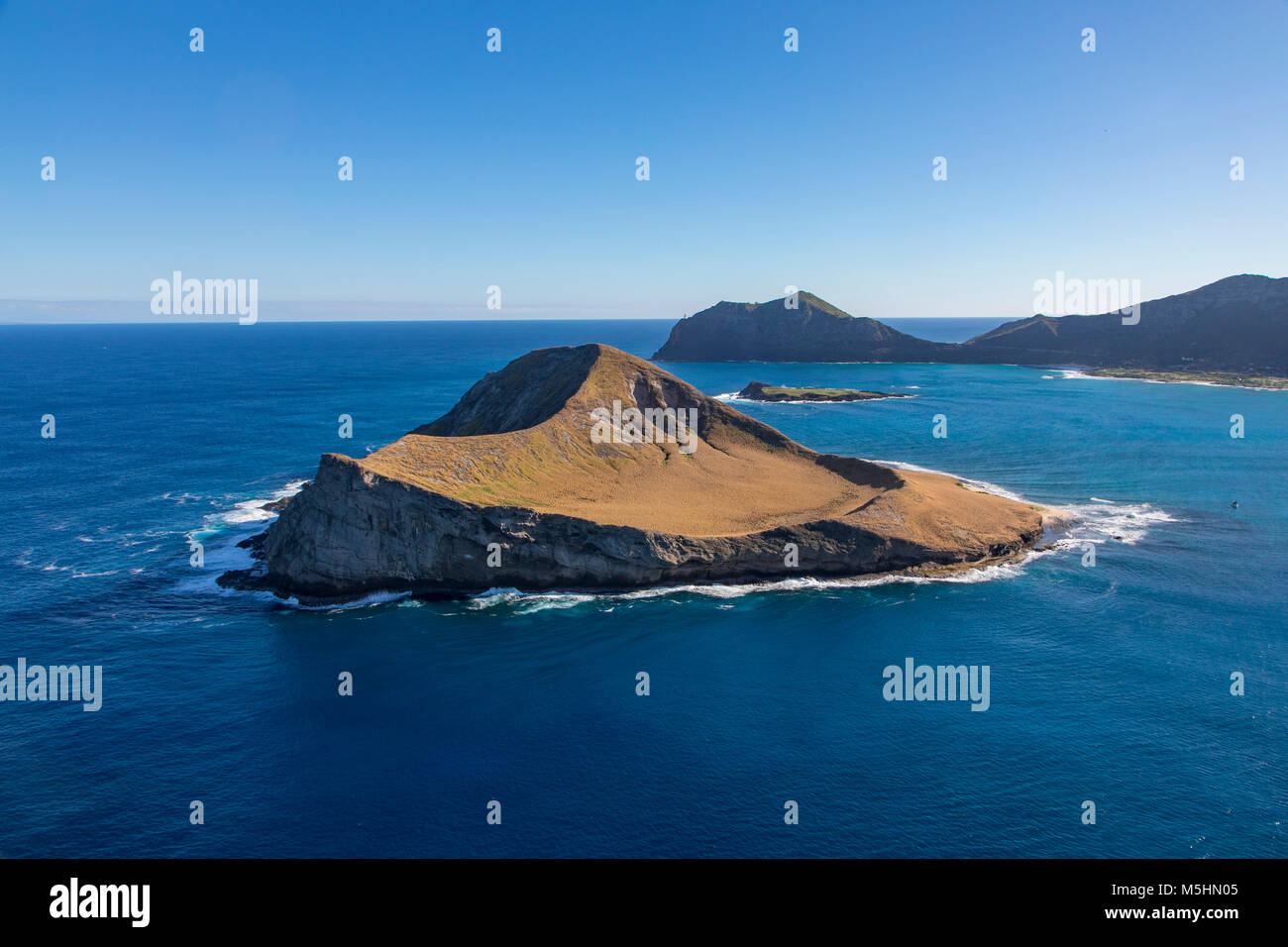 Manana Island, AKA, Rabbit Island, Makapuu, Oahu, Hawaii Stock Photo ...