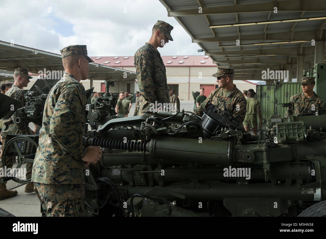 U s marines battery 1st battalion hi-res stock photography and images ...