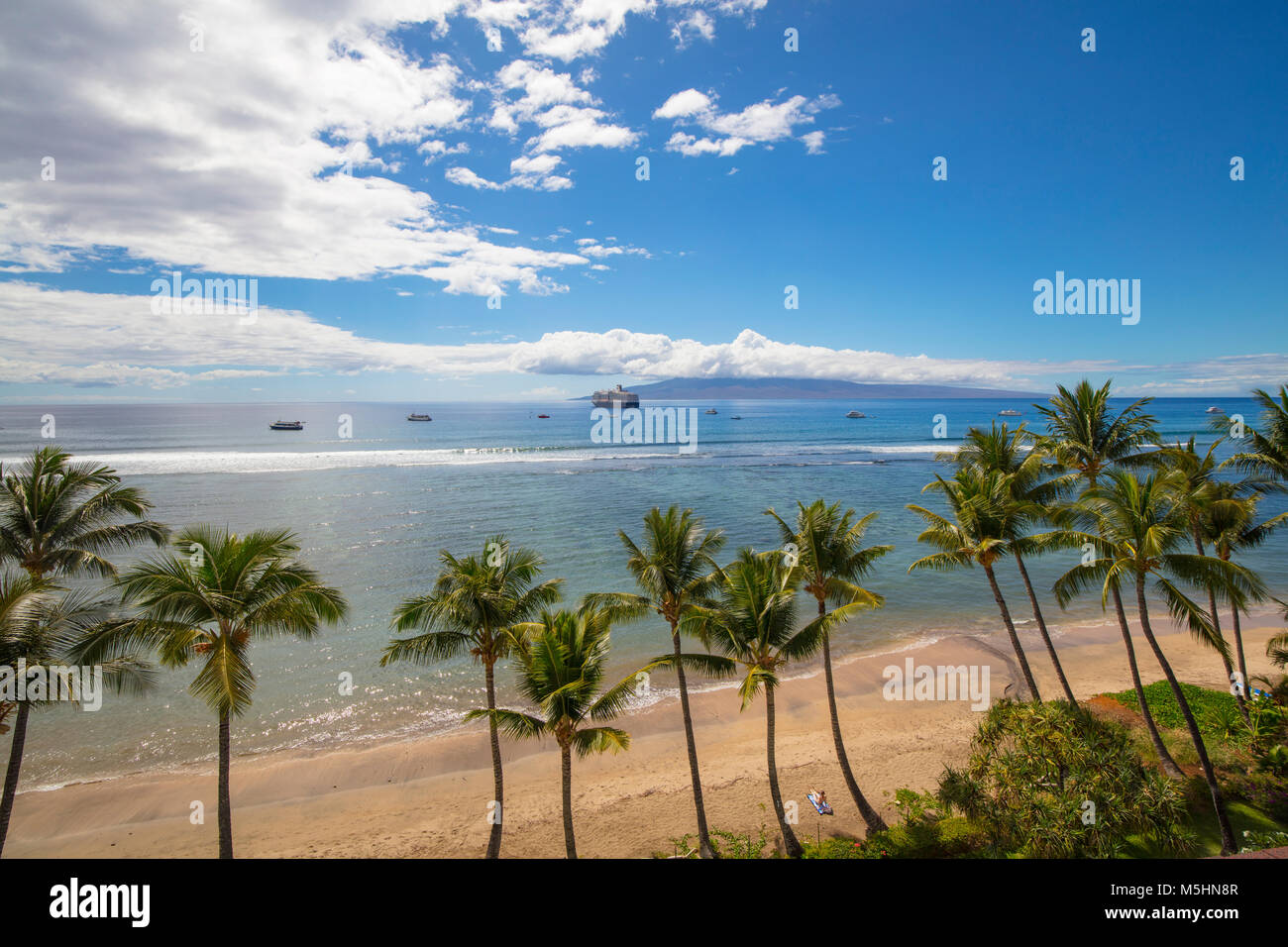 Lahaina, Beach, Maui, Hawaii Stock Photo - Alamy