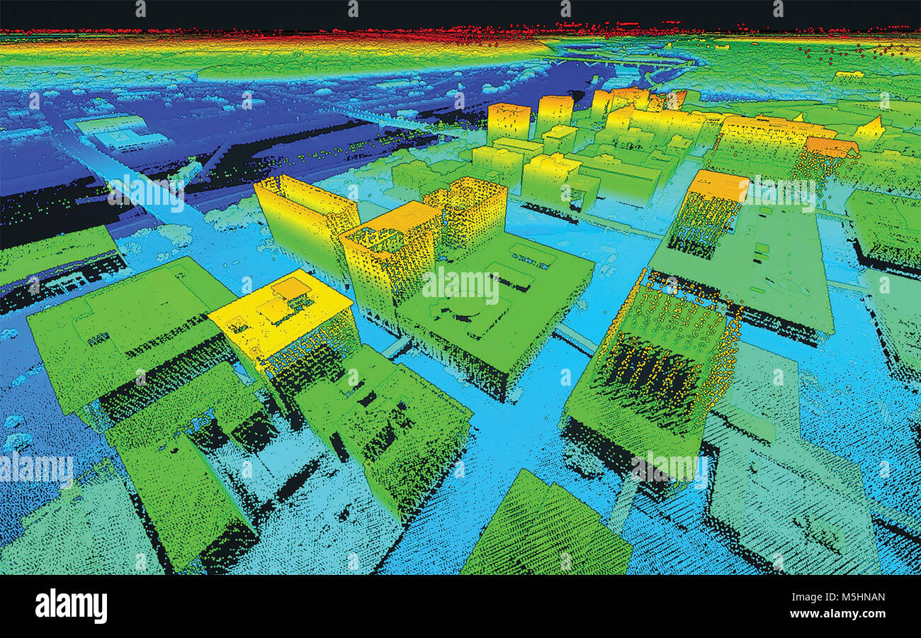 This information architecture represents a high-density point cloud ...