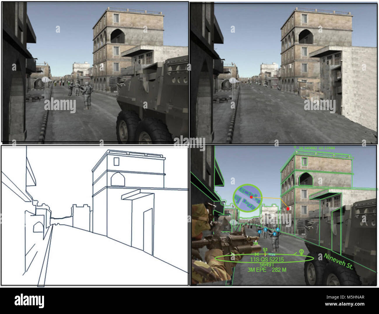 These are some of the views possible with an enriched, 3-D ...
