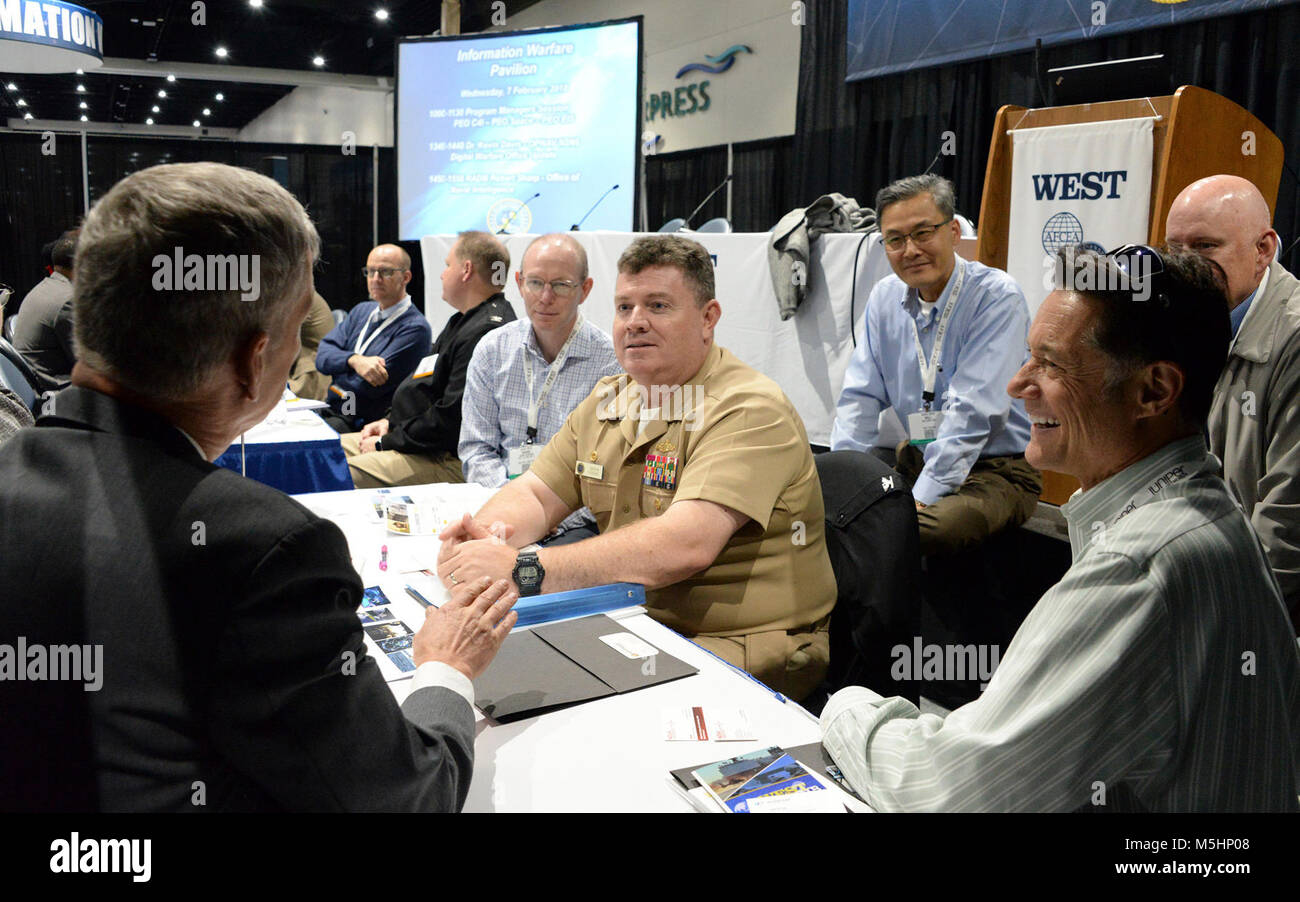SAN DIEGO (Feb. 7, 2018) – Capt. Andrew Gibbons, program manager of the ...
